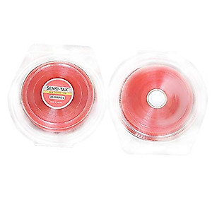 "Sensi Tak" Walker Double Sided Roll Tapes Stickers Adhesive for Men Hair System Replacement Toupee Hair Extension Wig Bundles Hair Weave Closure Lace Frontal(36 Yards & 3/4 Inch)