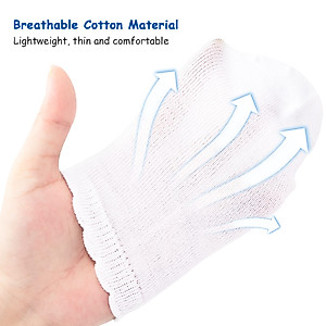 Looching 6 Pack Toddler Baby Girls Boys No Show Ankle Socks Cotton White Mesh Thin Low Cut Socks Kids 1-3Years