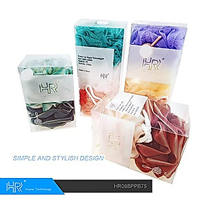 Loofah Sponge 75g Bath Sponge Exfoiating Body Scrubber HR Huare Technology Shower Loofah 3 Pack, Stocking Stuffers Xmas Gift Set for Family and Friends