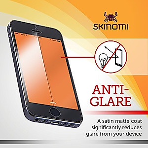 Skinomi Matte Screen Protector Compatible with Nokia 6 (2018, Nokia 6.1) Anti-Glare Matte Skin TPU Anti-Bubble Film