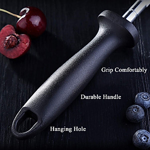 12 Inch Honing Steel Safe Knife Sharpening Steel Sharpening Rod Knife Sharpener Carbon Steel Sharpener Rod for Home Kitchen Hunting Master Chef Home Gourmet Blade