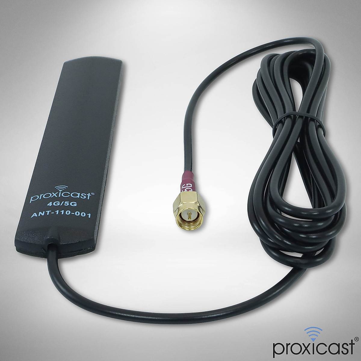 Proxicast 4G / 5G 3.5 dBi Omni-Directional Adhesive Mount Low Profile Flat Antenna Compatible with Cisco, Cradlepoint, Digi, MoFi, Pepwave, Sierra Wireless and Many Others (ANT-110-001-2PK)
