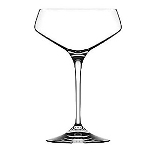RCR Cristalleria Italiana Aria Collection 6 Piece Crystal Wine Glass Set (Champagne Coupe (11.25 oz))