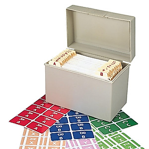 Smead AlphaZ ACCS Color-Coded Alphabetic Label, A-Z, Assorted Colors (67170)