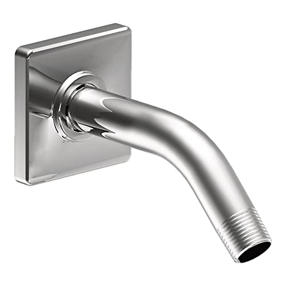 Moen S133 Acc-Premium 8-Inch Standard Shower Arm with Modern Square Flange, Chrome
