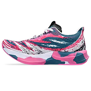 ASICS Women's NOOSA TRI 15 Running Shoes, 7.5, RESTFUL TEAL/HOT PINK