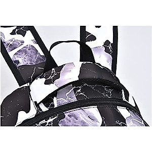 XLERHAZO School Backpack Camouflage Backpack Water Repellent Casual Daypack Lightweight Bookbags for Boys Girls (AX Camo Black)