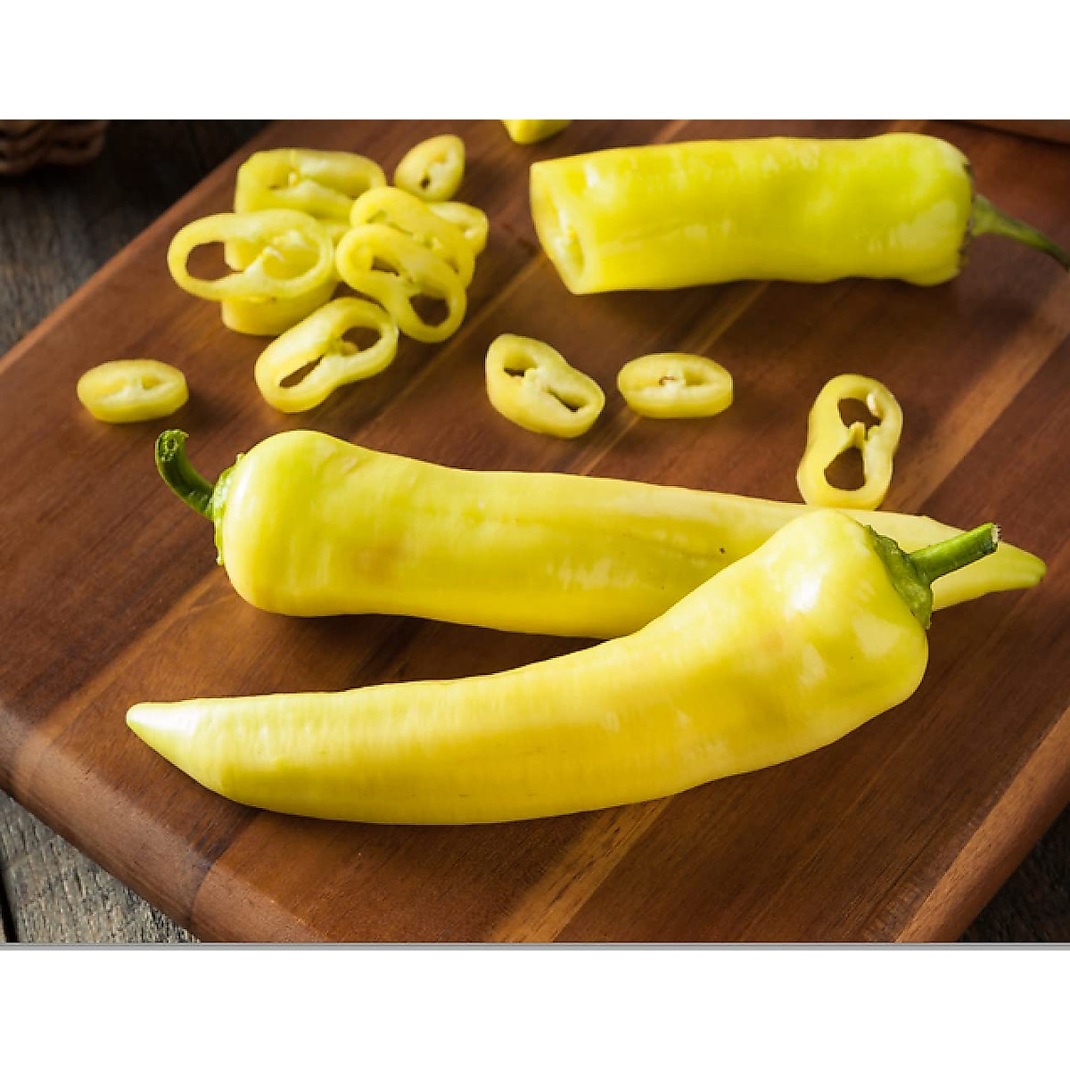 Banana Pepper Seeds for Planting, 100+ Heirloom Seeds Per Packet, (Isla's Garden Seeds), Non GMO Seeds, Other Name: Yellow Wax Pepper/Banana Chilies, Scientific Name: Capsicum annuum