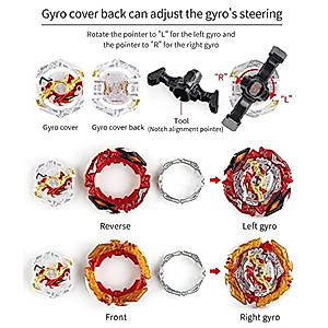 Battling Tops Burst B-205 Gyro Toys for Kids with Launcher (B-205)