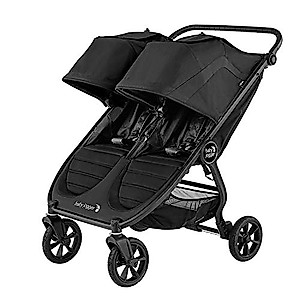 Baby Jogger City Mini GT2 All-Terrain Double Stroller, Jet , 40.7x29.25x42.25 Inch (Pack of 1)