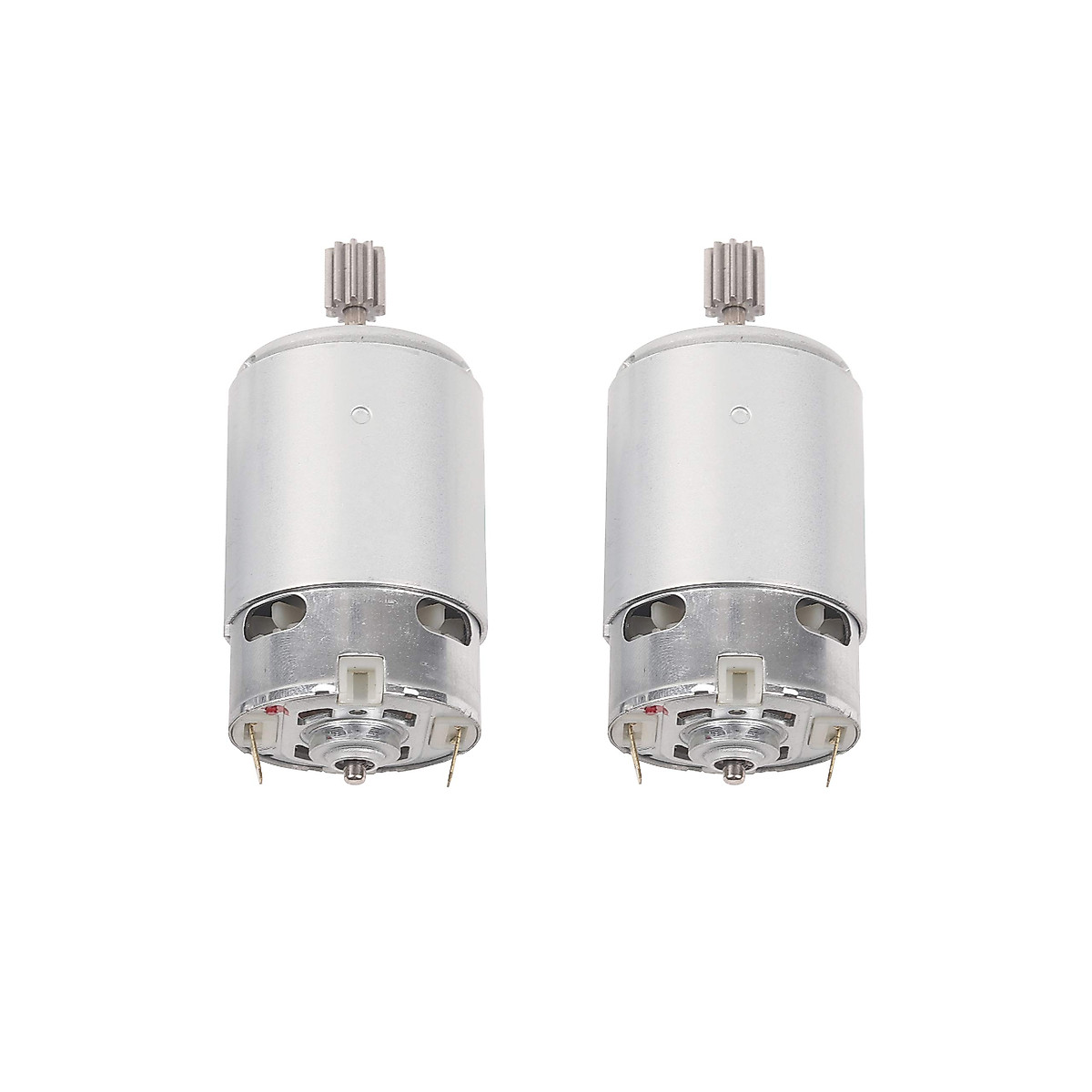 2 PCS 550 40000RPM 12 Volt Electric Motor, High Speed RS550 12V Motor Gearbox Accessories for Power Wheels Children Ride On Car Parts