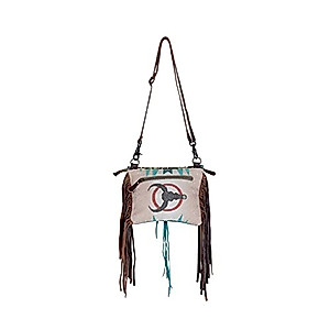 Myra Bag Drizzle Small Crossbody Leopard Aqua