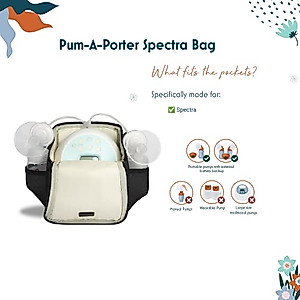 Idaho Jones Wearable Breast Pump Bag | Pump-A-Porter Portable Breast Pump Bag for Work | Spectra Pump Bag | Hands Free Breast Pump Bag Turns Electric Breast Pump Into Wearable Breast Pump