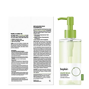 beplain Greenful Vegan Cleansing Oil 6.76 oz | Natural deep cleansing oil for Sensitive & Dry skin | Stubborn Makeup Remover | Gentle pore cleanser | Korean Cleansing Oil | k-beauty