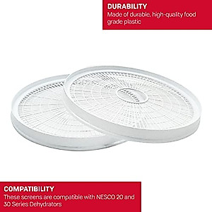 NESCO WT-2SG Round Speckled Plastic 13 1/2" Add-A-Trays, 20 Series and 30 Series Food Dehydrators