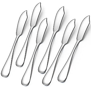 AOOSY Butter Knife, Mini 5.91 inches Stainless Steel Butter Spreader, Packs Of 6