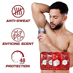 Spice Men's Variety Deodorant Stick, 4 Pack, Invisible Solid Deodorant Stick, Assorted Scents, Deep Sea, Restart, Ultra Defense, and Original, 1.69 Oz. Each