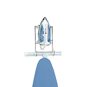 Better Houseware Ironing Board Holder Wall Mount Streamline Laundry Room Storage, Iron and Ironing Board Holder Wall Mount