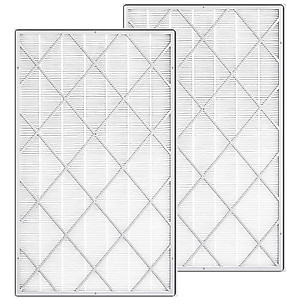 2 Pack HE601 H13 True HEPA Replacement Filter Compatible with Shark Air Purifier 6-Fan HE601 HE602,H13 True HEPA Filter, Compare to Part # HE6FKPET, HE6FKBAS, HE6FKPRO