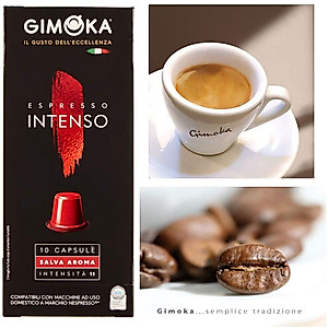 Gimoka 100 pack Coffee Capsule Compatible with the Nespresso OriginaLine Machine Variety pack