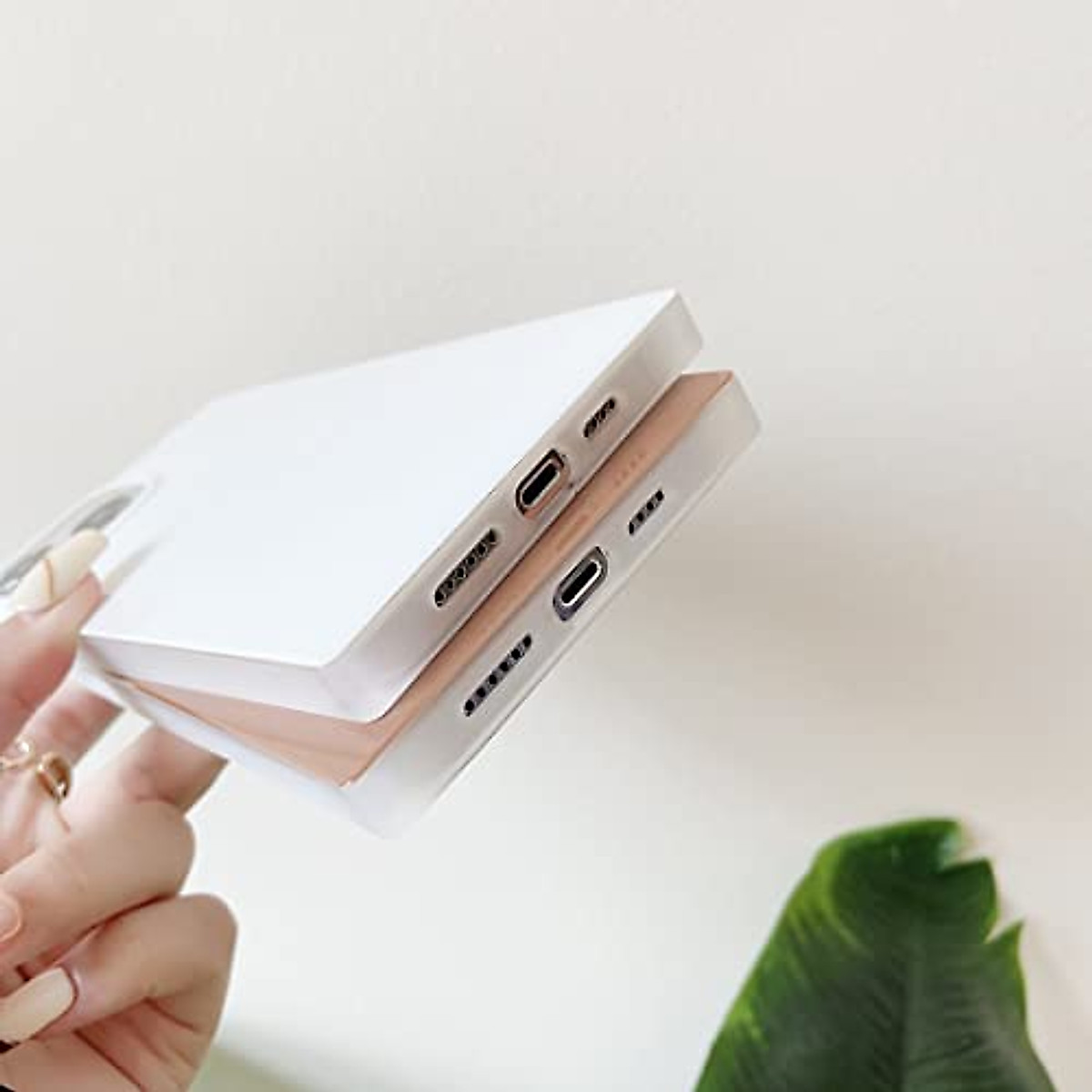 Cocomii - Rectangle Case Compatible with iPhone 13 Pro Max - Solid Color, Fashionable Hues, Glossy, Women Girls Men, Protective Phone Case for iPhone 13 Pro Max 6.7 inch, White