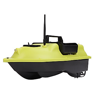 Serounder RC Fishing Boat, Upgraded Version Bait Boat for Carp Fishing Bait Nesting Ship, 3 Bait, 2KG Load, 2 Motors, 300 Meters Range, Control, Auto Return (US Plug)