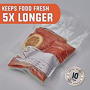 PrimalTek 12" Commercial Grade Vacuum Sealer - User Friendly for Food Savers, 26” Vacuum Pressure – Features an Auto Cooling System, Smart Heat Technology, and Vacuum Bag Positioning Guides