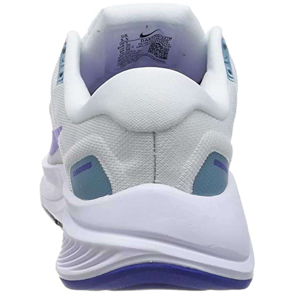 Nike Women's Zoom Structure 24 Trainers (White/Barely Grape/Cerulean/Psychic Purple, us_Footwear_Size_System, Adult, Women, Numeric, Medium, Numeric_9_Point_5)