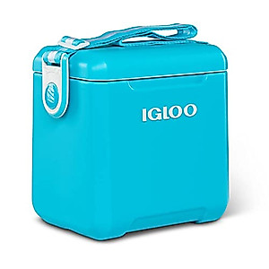 Igloo Turquoise 11 Qt Tag-A-Long Too Hardsided Strapped Cooler