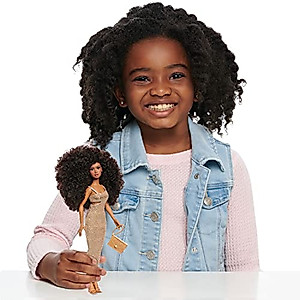 Naturalistas 11-inch Fashion Doll Dayna and Accessories, Dark Brown Hair, Brown Eyes, Pretend Play