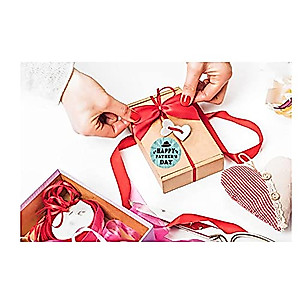 Happy Father's Day Stickers 1.5 Inch Envelope Seals Labels for Dad Birthday Party Favors Gift Card Cookie Dessert Cupcake Decoration Gift Bags Packaging 500pcs 6 Kinds of Design