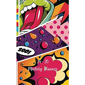 24/25 Monthly Pocket Planner: 2 Year Pocket Calendar 2024-2025 for Purse | January 2024 to December 2025 | 4" x 6-1/2" | 48 Note Page | Pocket Size