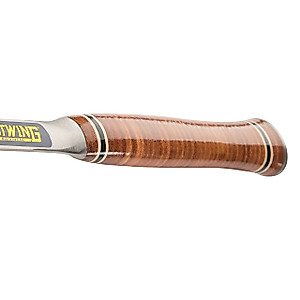ESTWING Hammer - 16 oz Straight Rip Claw with Smooth Face & Genuine Leather Grip - E16S