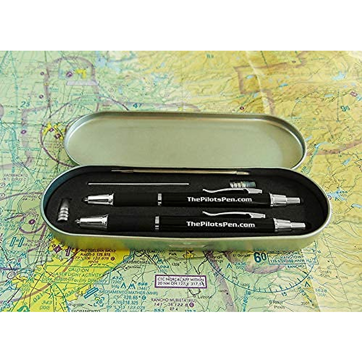LED Pen, The Pilot's Pen, Night Writer - Set of 2 LED Powered Ink Penlights
