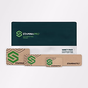 STAMINAPRO Electroceutical Patches for Muscle Soreness, Strain, Muscle Fatigue, and Muscle Tightness - 24 Patches