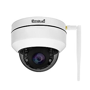 YoLuKe 5MP PTZ WiFi Camera Outdoor,5X Optical Zoom Security Outdoor Dome Camera with Ceiling/Night Vision/128G SD Card Slot/Human Detection/IP66 Waterproof…