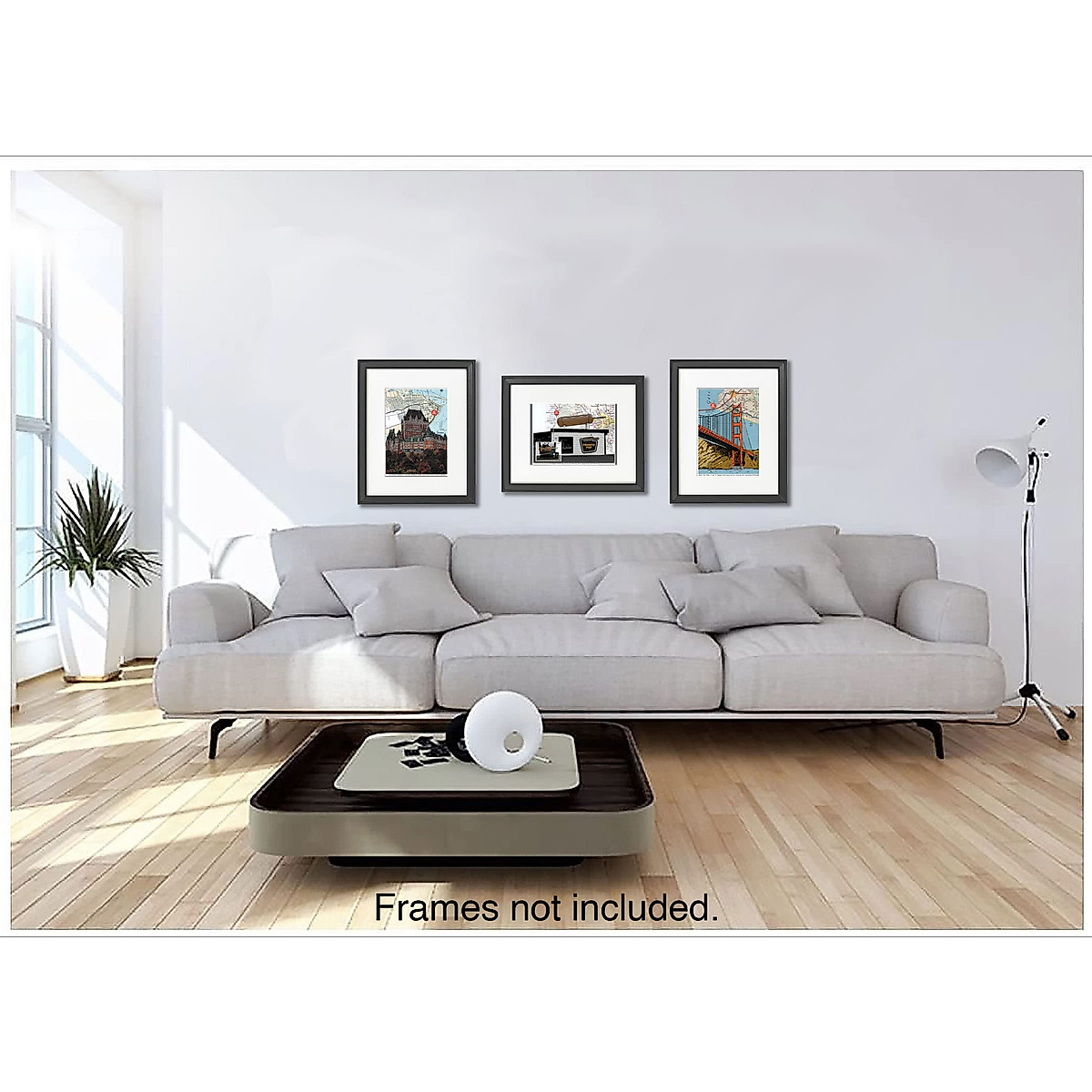 Los Angeles Watts Towers State Historic Park Tribute to Simon Rodia Art Print. You Are Here. Gallery Quality. Matted at 11 inches x 14 inches and Ready to Frame.