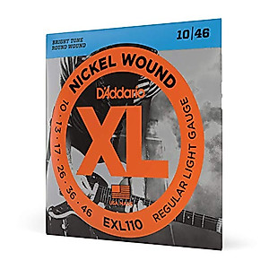 3 Sets - D'Addario EXL110 Nickel Wound Electric Guitar Strings, Light Gauge