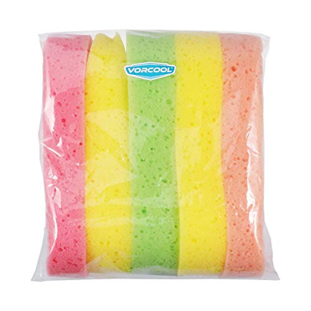 VORCOOL 5 Pcs Car Wash Sponges Bone Design for Polishing Porous Car Wash Sponges