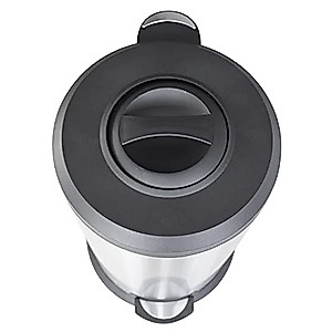 Stainless Steel Premium Trash Garbage Wastebasket Bin + Built in Compression System - 40L/13Gallon