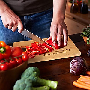 Shark Coochie Board, Charcuterie Board, Wooden Engraved Smooth Cutting Board Portable Easy to Clean Funny Meat and Cheese Board for Kitchen Camping Picnic (Shark 27x21)