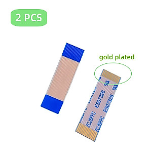 Funayama Flexible Flat Cable, Gold Plated 14Pin 0.5mm Pitch FFC FPC for Sony WH-1000XM3 WH-1000XM4 Headphones Charging Port Connectors(2PCS)