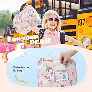 TOURIT Lunch Bag for kids Bundle with 4 Ice Packs