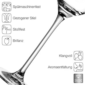 LEONARDO Whitewine Cheers Glass, Set of 6