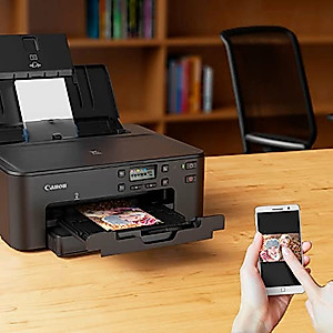 NEEGO Canon Wireless Pixma Inkjet Printer – Inkjet Computer Printers with 2-Sided Printing Function – Color Printer, Bonus Ink and 6 Ft Cable