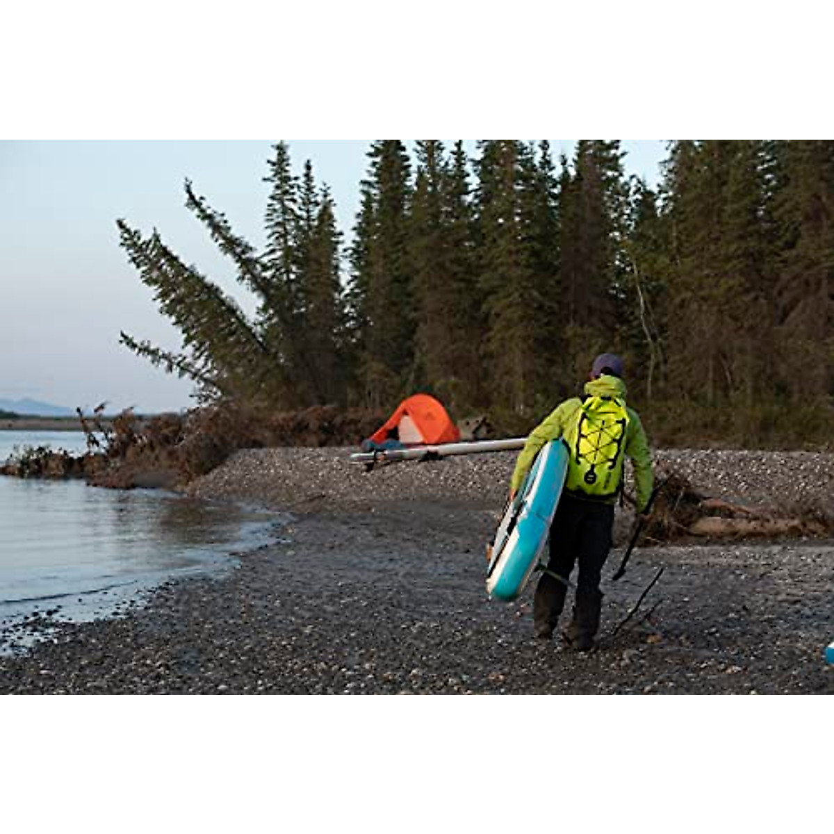 SealLine BigFork 30-Liter Waterproof Roll Top Dry Daypack, Lime