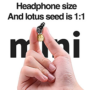 Wireless Earbuds Bluetooth Headset New Mini in-Ear Small Headset Invisible Long Standby Time Sports Driving Earphones with Mic Waterproof (Black)