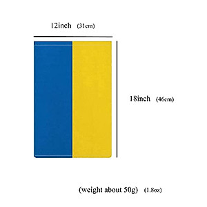 Besvalo Glory To Ukraine Flag, Ukrainian Victory Day Garden Flags, Double Sided National Flags Stand with Ukraine Banner Sign, Outdoor Yard Decorative Hanging Flag, 12x18 Inches