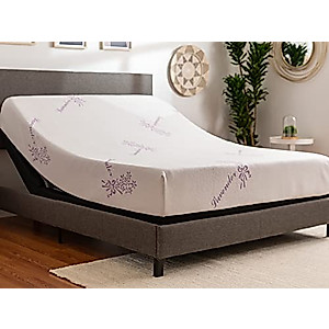 Tulo by Mattress Firm | 10 INCH Memory Foam Lavender Mattress | Pain-REDUCING Pressure Relief | Queen Size