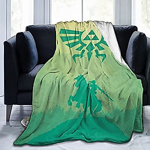 TeeDemon Legend Blanket Ultra-Soft Bedding Skin Friendly Flannel All Seasons for Bedroom Sofa Comfortable Throw Blanket, 80''x60''